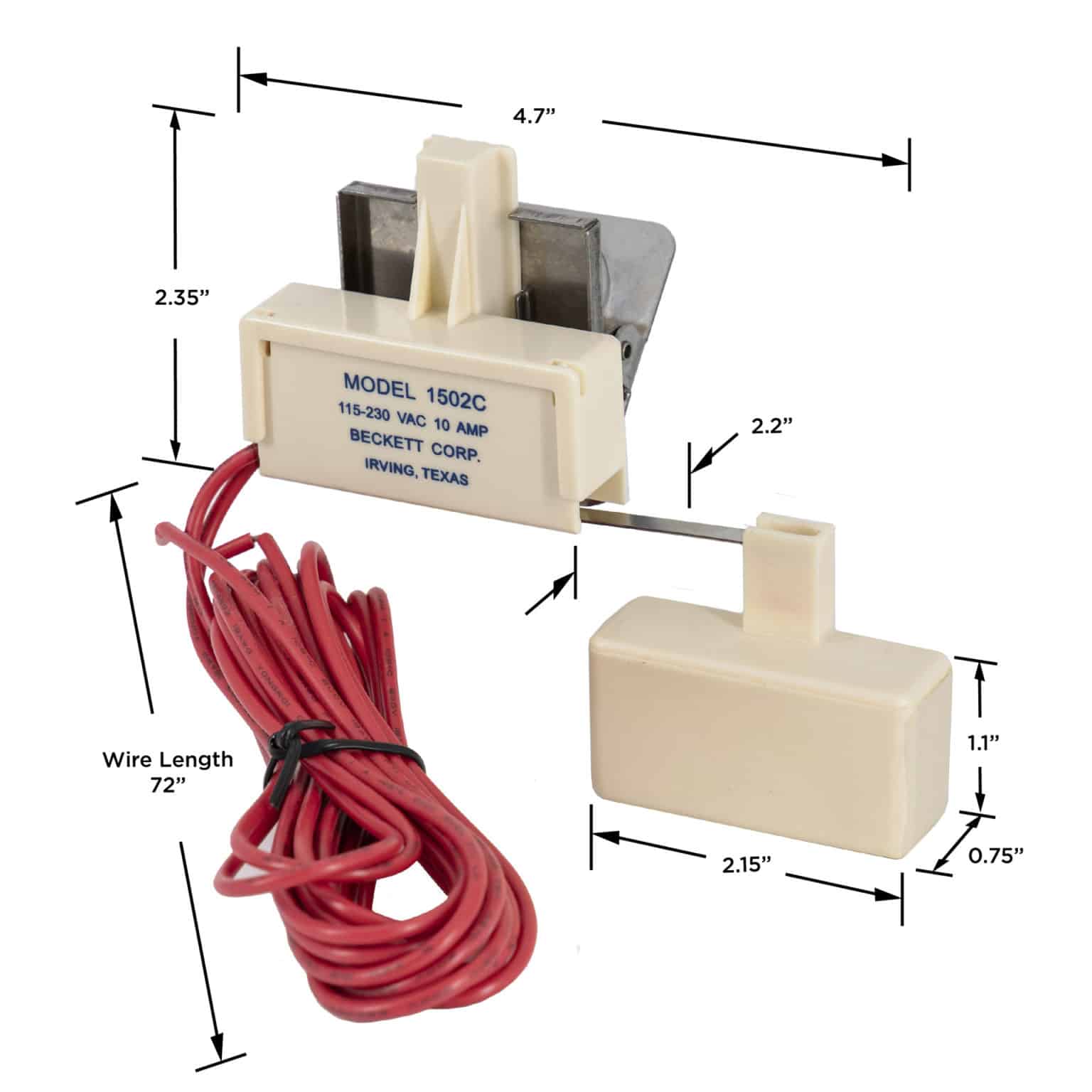 1502C Condensate Overflow Safety Switch - Beckett
