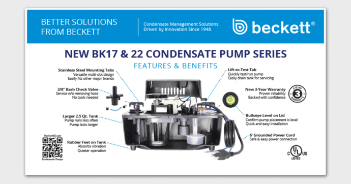 The Ultimate Guide to HVAC Condensate Pumps - Beckett Corporation