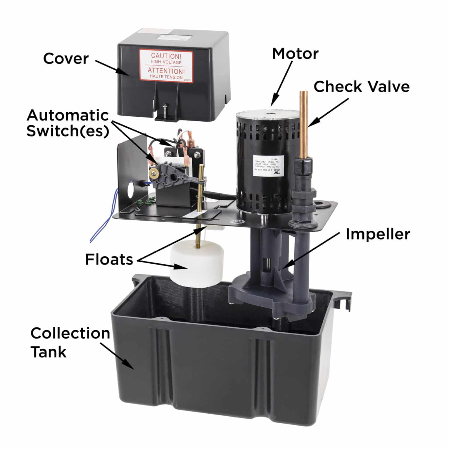CB251ULHT Large High Temp Condensate Pump - Beckett